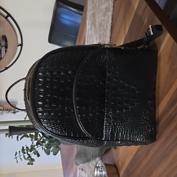 Brahmin | Bags | Brahmin Dartmouth Backpack Black Melbourne Leather ...